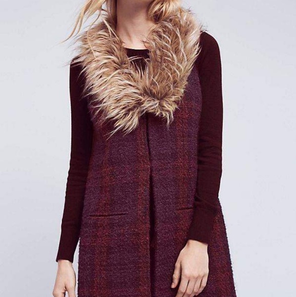 Anthropologie | Jackets & Coats | Anthropologie Yannah Vest Xl | Poshmark